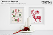 Christmas Frames Pack | Print Templates ~ Creative Market