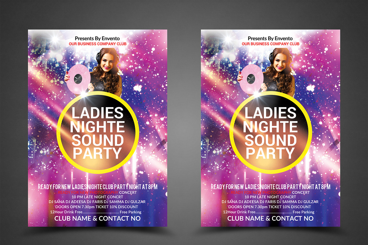 Party Flyer, a Flyer Template by graphicforest