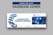Computer Shop Facebook Cover - SK, a Social Media Template by UNIK Agency