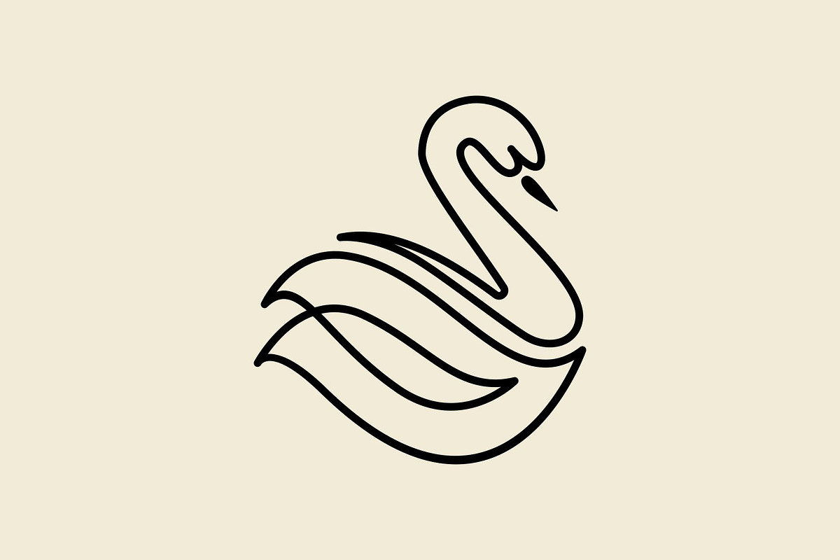 Elegant Swan Lineart Logos, a Branding & Logo Template by Buqancreative ...