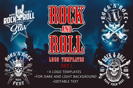 Rock and Roll bundle, a Poster Template by DGIM studio