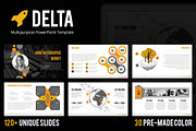 Delta - PowerPoint Template, a Presentation Template by HiSlide.io