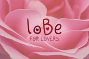 loBe Font, a Handwriting Font by Carolina Valtuille