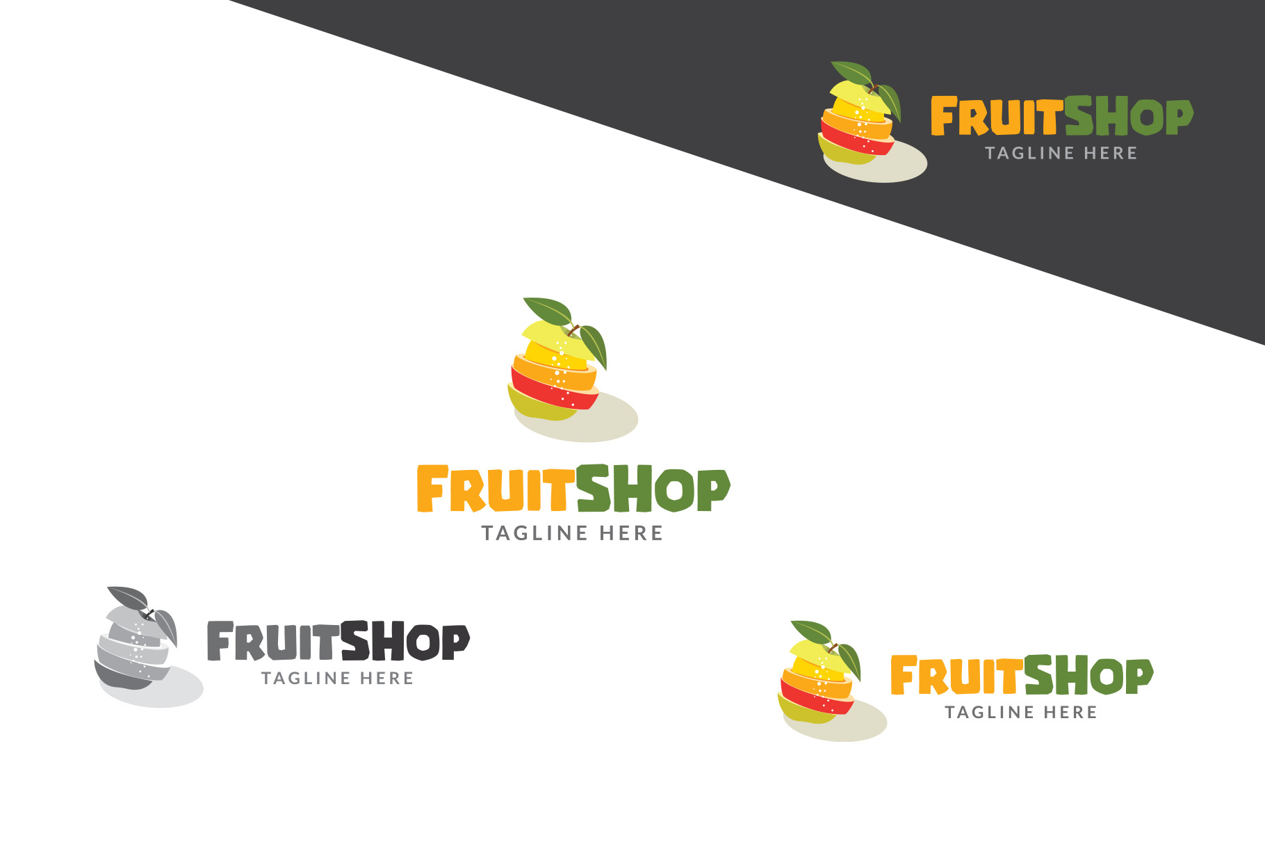 Fruit Shop Logo | Branding & Logo Templates ~ Creative Market