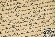 Military Scribe, a 1700s cursive font
