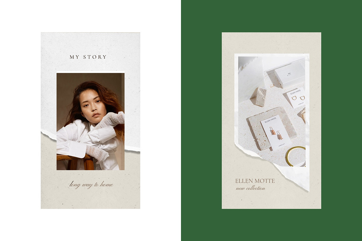 LR. Instagram Posts and Stories, a Social Media Template by Simple and Nice