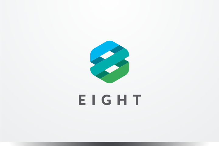 Eight - number 8 Logo, a Branding & Logo Template by yopie