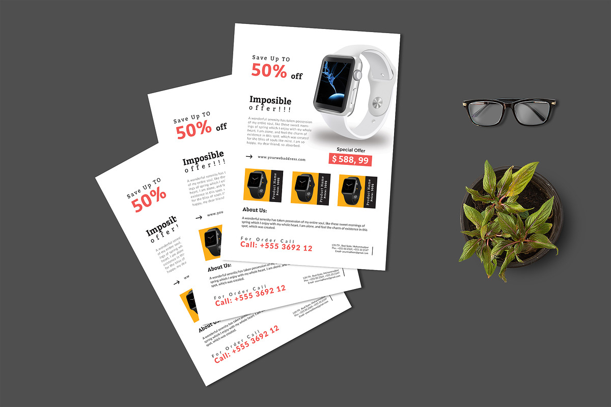 Product Promotion Flyer, a Flyer Template by ZAAS