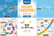 Freight Transport Infographics, a Technology Illustration by TAlex