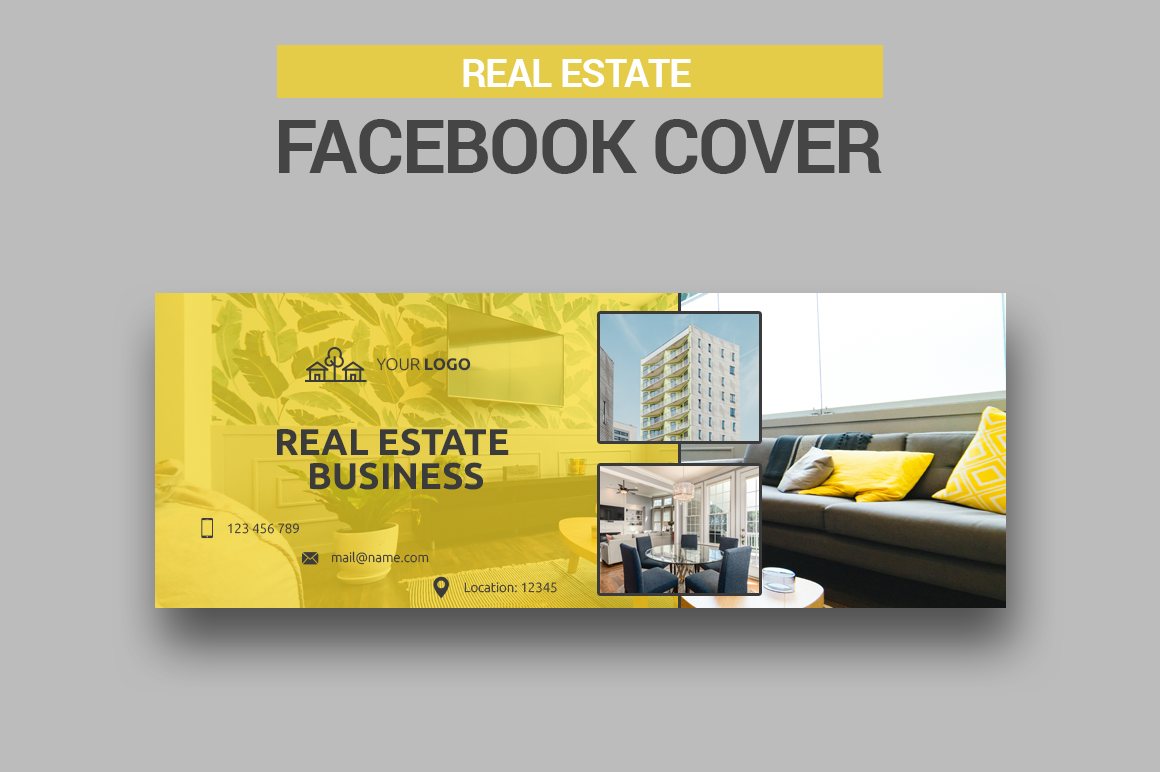 Real Estate Facebook Cover - SK, a Social Media Template by UNIK Agency