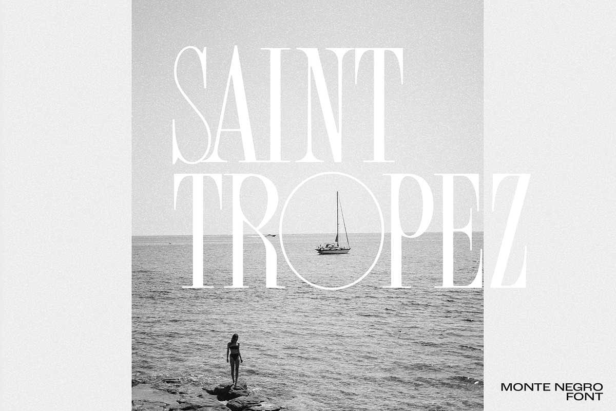 Monte Negro | Display Serif, a Serif Font by Ivan Rosenberg