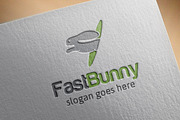 Fast Rabbit Logo, a Branding & Logo Template by GladicMonster