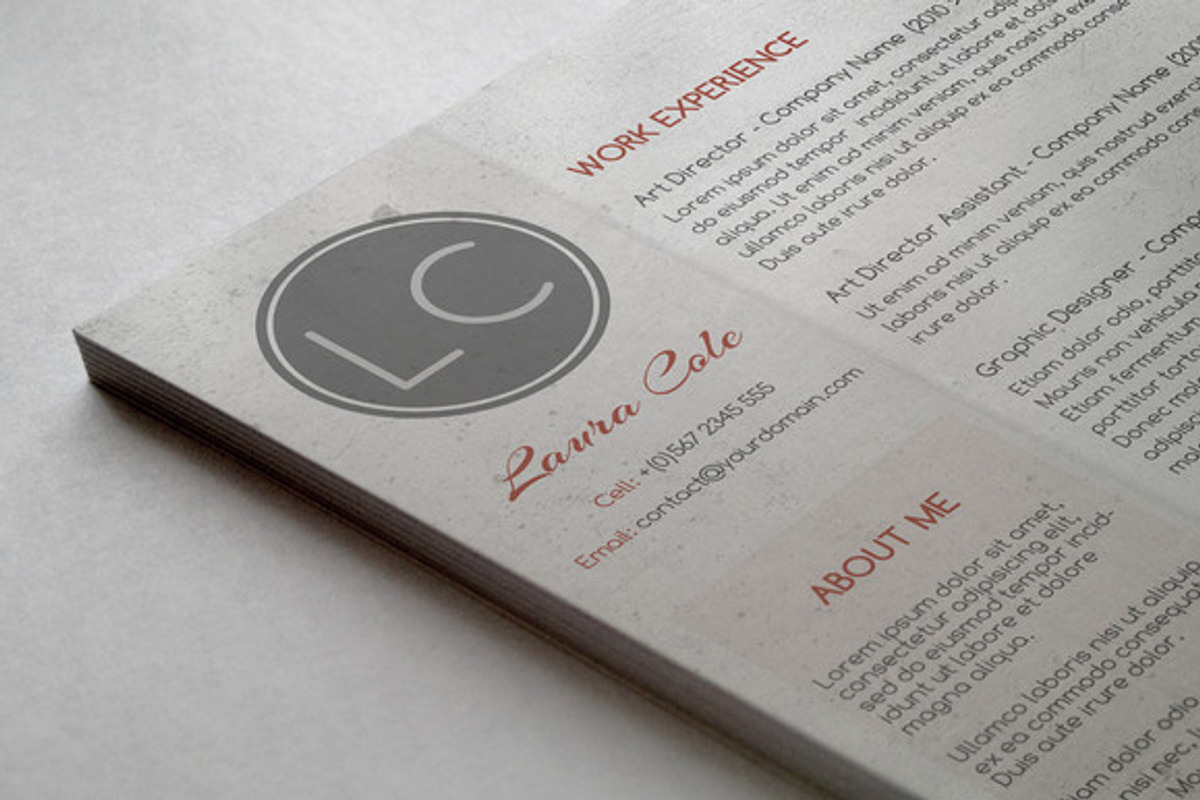 Conservative CV + Cover Letter, a Resume Template by Visual Impact