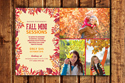 Fall Mini Session Template, a Flyer Template by Madhabi Studio