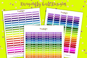 Rainbow Student Printable Stickers, a Graphic by Dragonfly Girls Designs