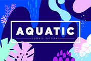 Aquatic Surface Patterns, a Pattern Graphic by funderful
