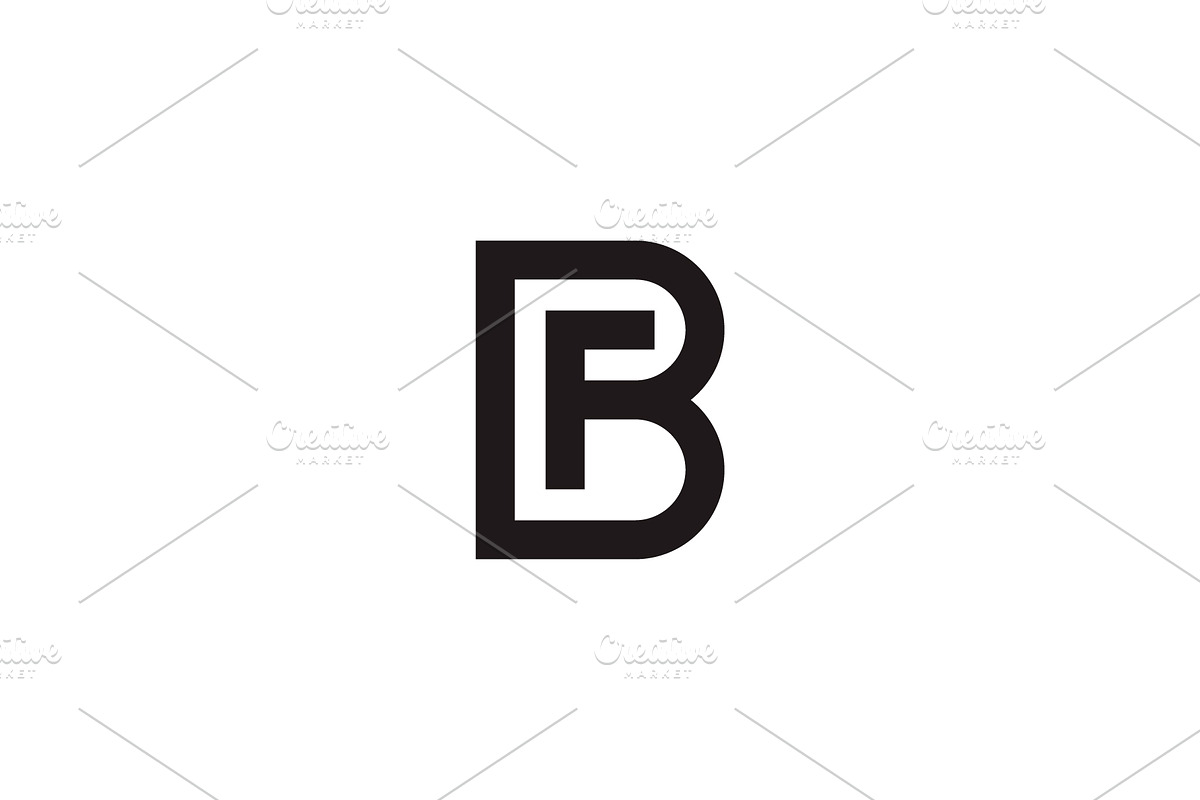 Letter B F Monogram Logo, a Branding & Logo Template by kurostd