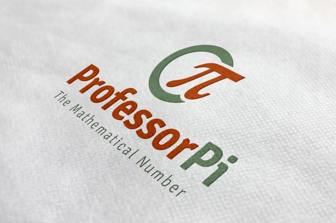 Professor Pi Logo, a Branding & Logo Template by ArtFusion