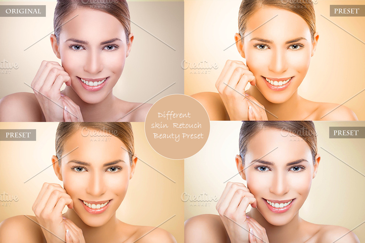 Professional skin Retouch Preset, an Action Add-On by Vatdesign