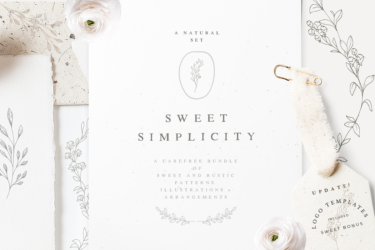 Simplicity - Modern Rustic Bundle, an Illustration by Laras Wonderland