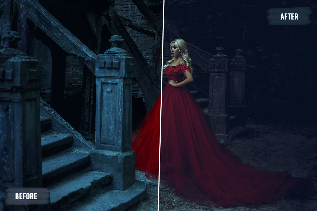 50 Gothic LUTs Pack