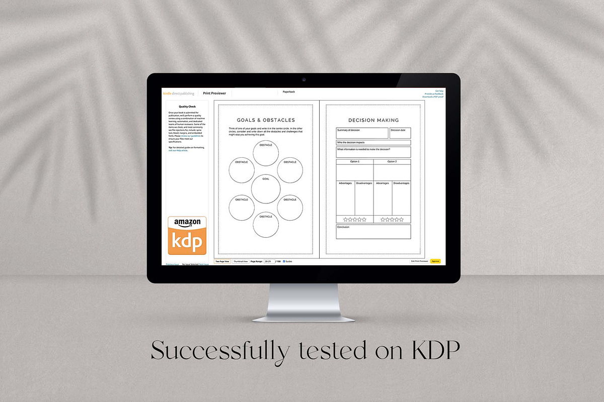 KDP Canva Productivity Planner