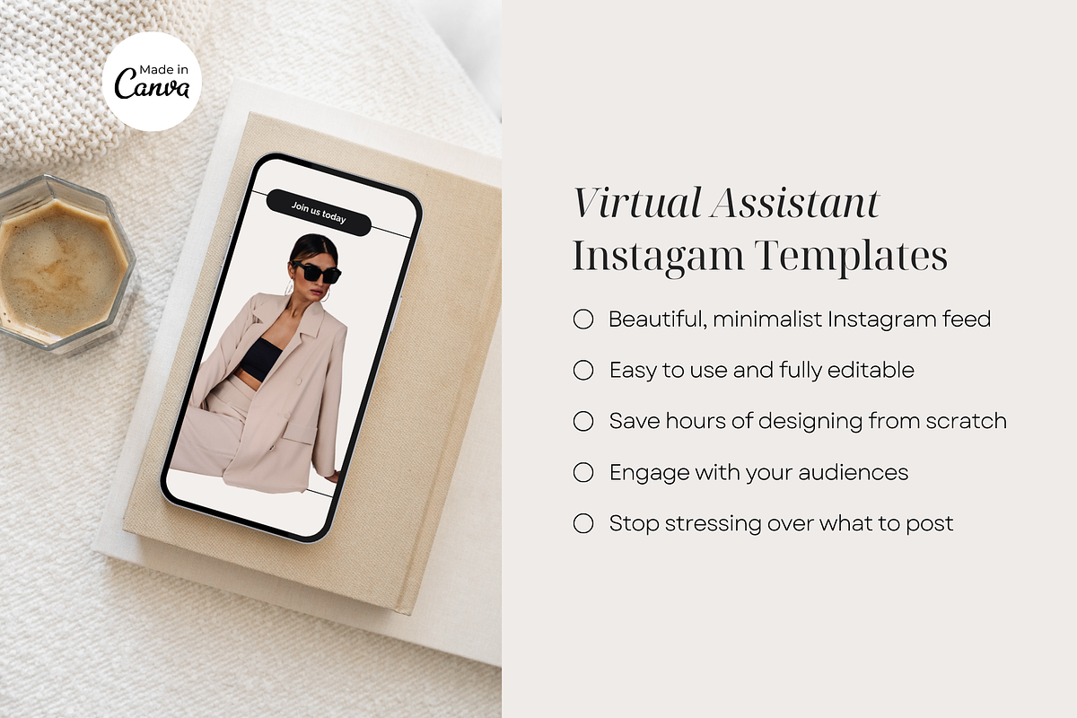 Virtual Assistant Instagram Template