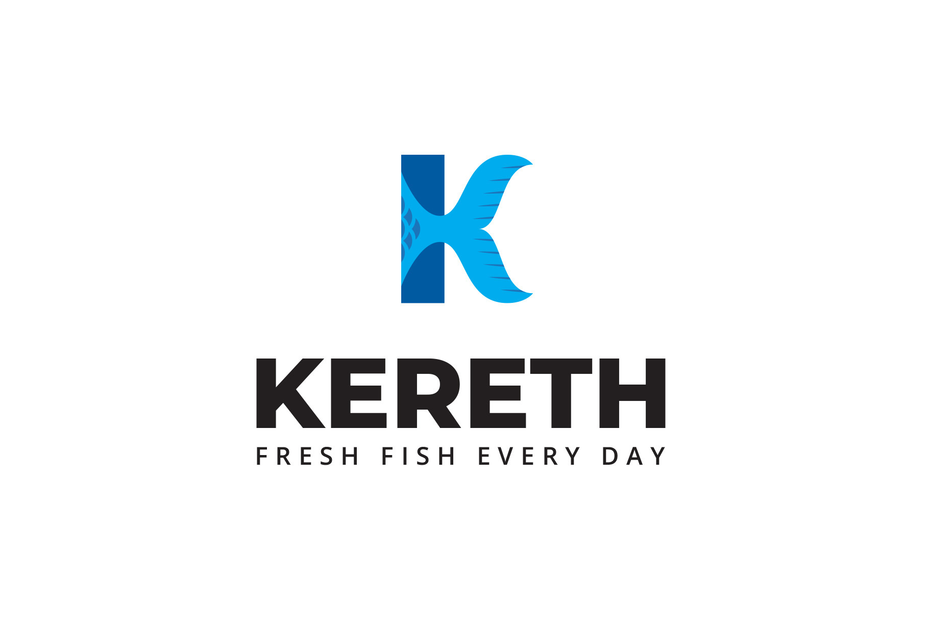 Kereths Fish Letter K Logo Template, a Branding & Logo Template by ...