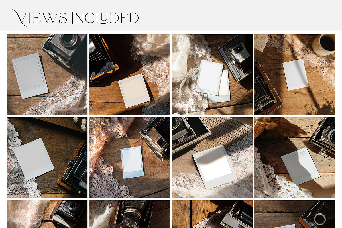 Instant Photo Mockups Collection, a Mockup by mock-ups