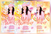 Art of Worship Church Conference Fly, a Flyer Template by KiraYamato ...