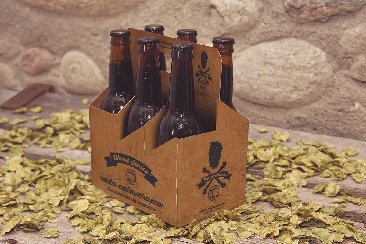 6 Pack Beer Box Mockup, a Packaging Mockup by SmartDesigns