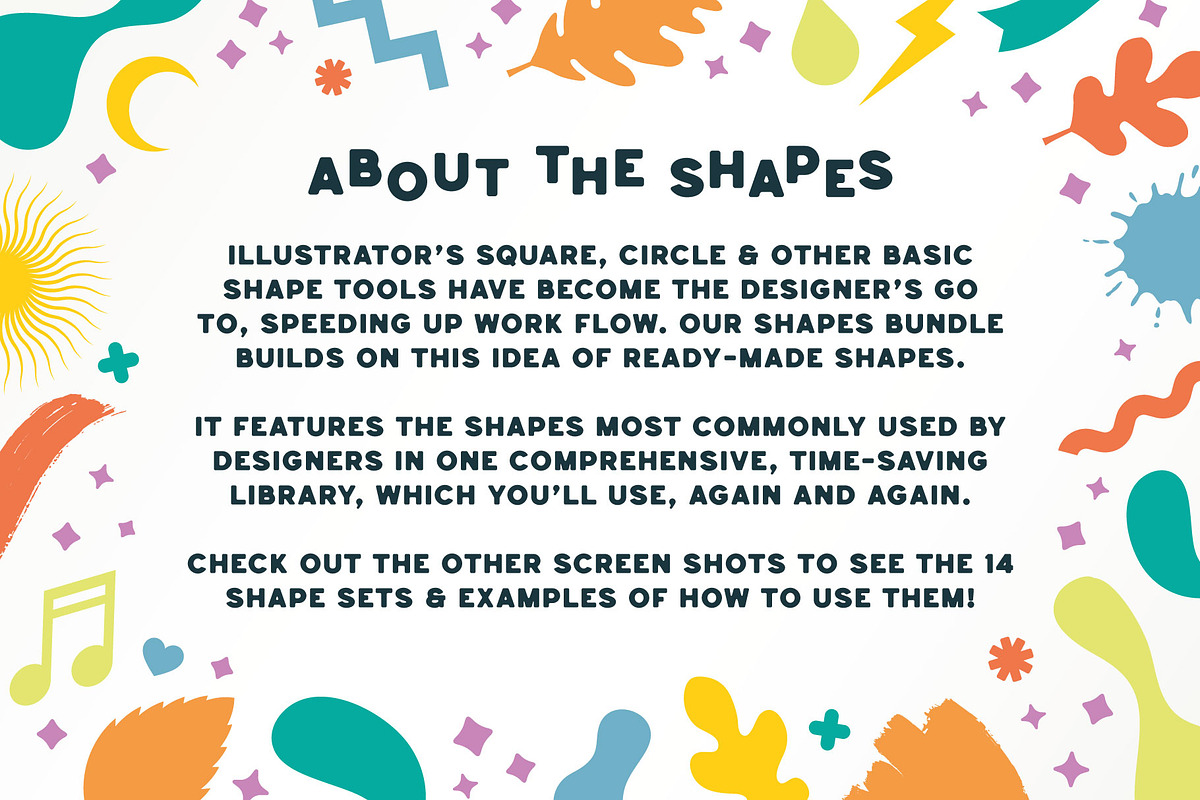 Essential Shapes Library Illustrator, a Shape Add-On by The Artifex Forge
