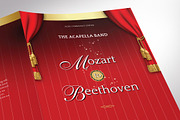 Musical Event Program Canva Large 4pgs