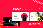 Rave Circle Keynote Template, a Presentation Template by TemplateZuu ...