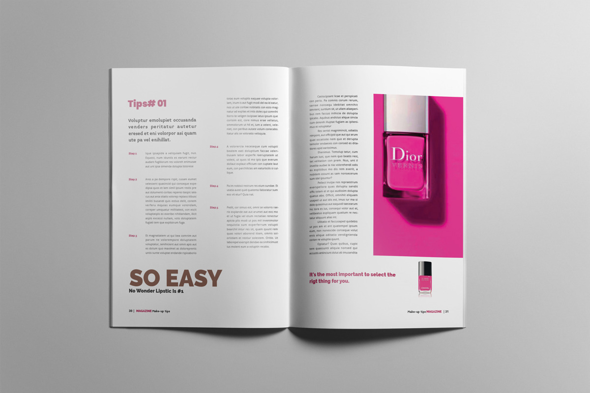 Winter Special Magazine Layout