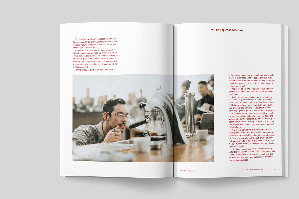 COFFEE CULTURE MAGAZINE, a Magazine Template by MashMish Studio