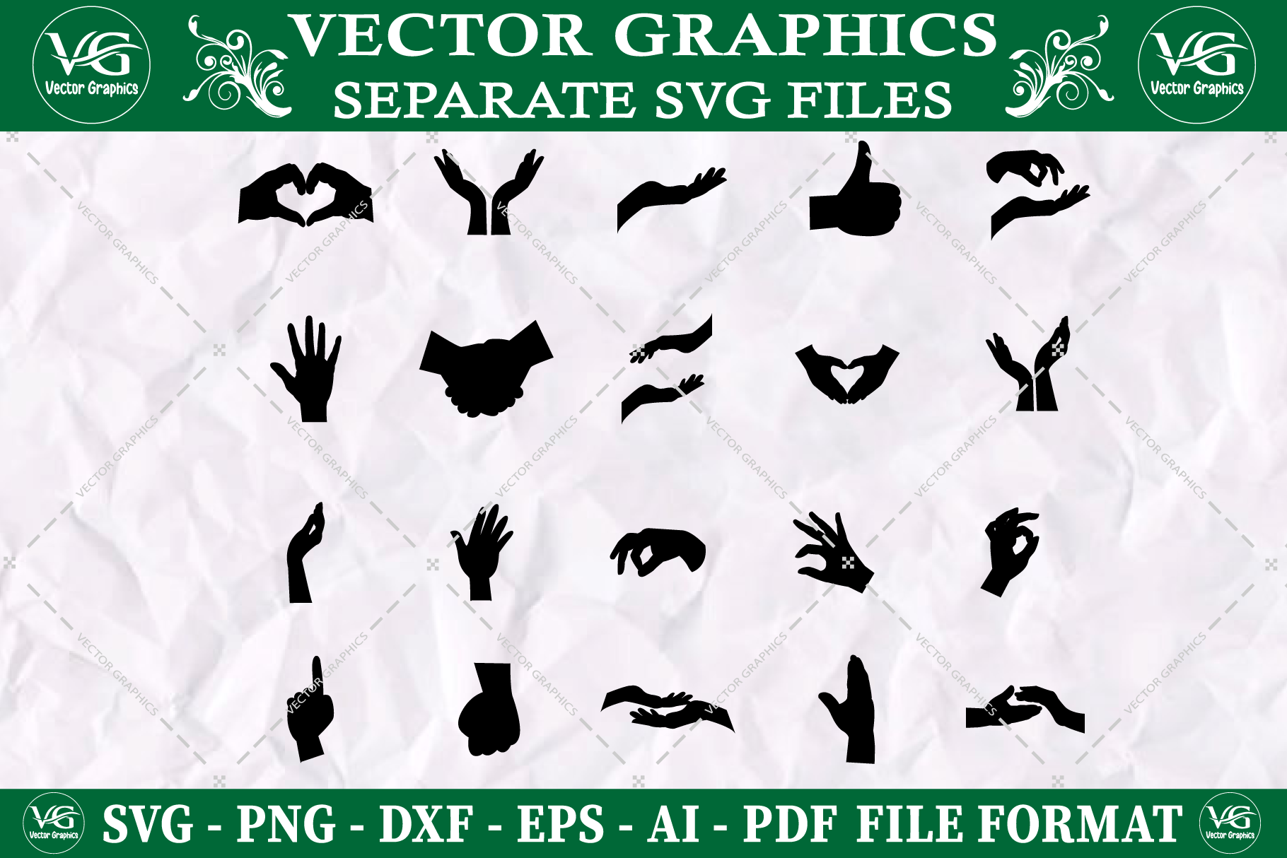 Handprints SVG, Kids Handprints SVG | Creative Market