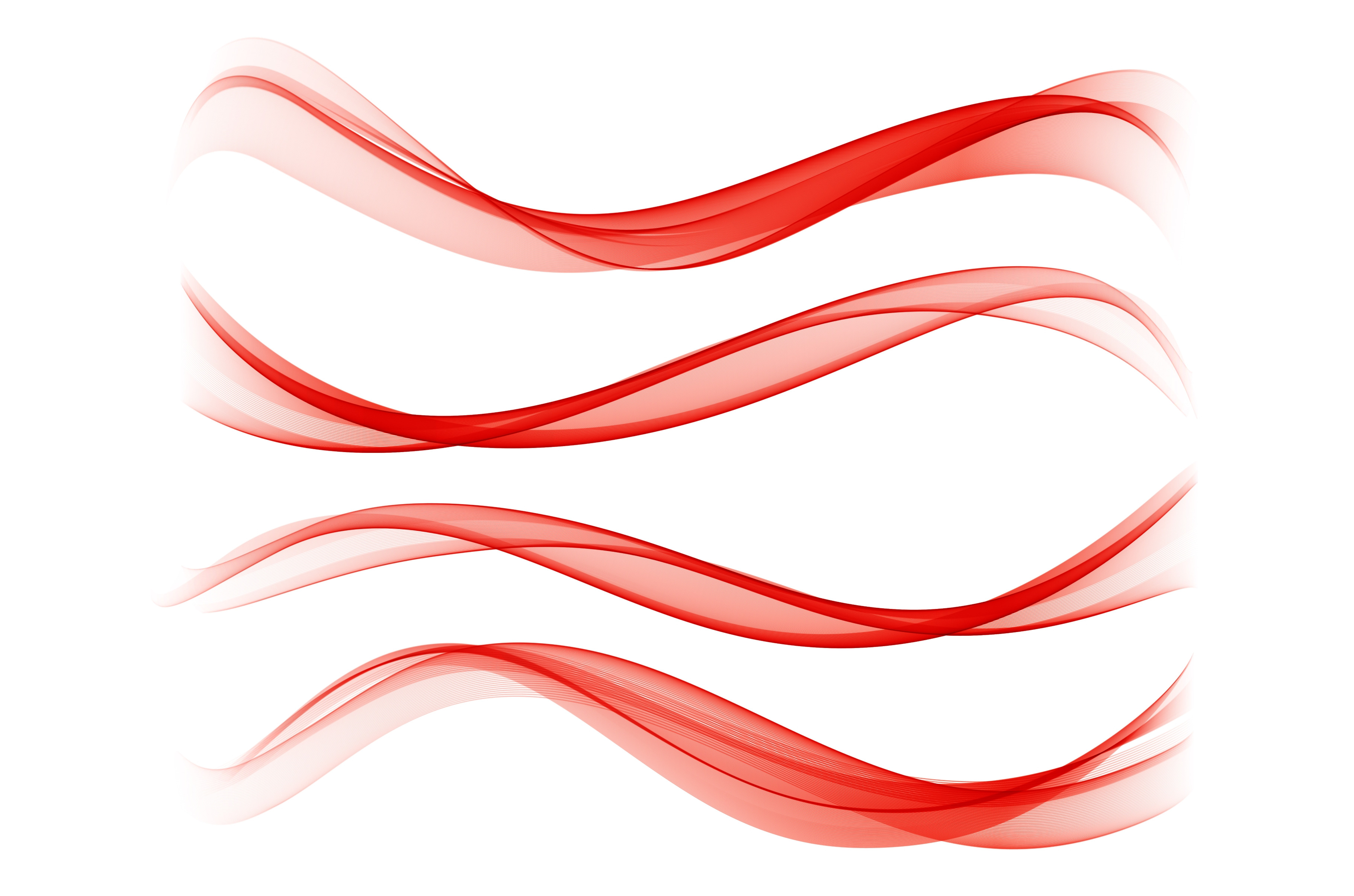 Red color abstract transparent wave, a Texture Graphic by Marinstri