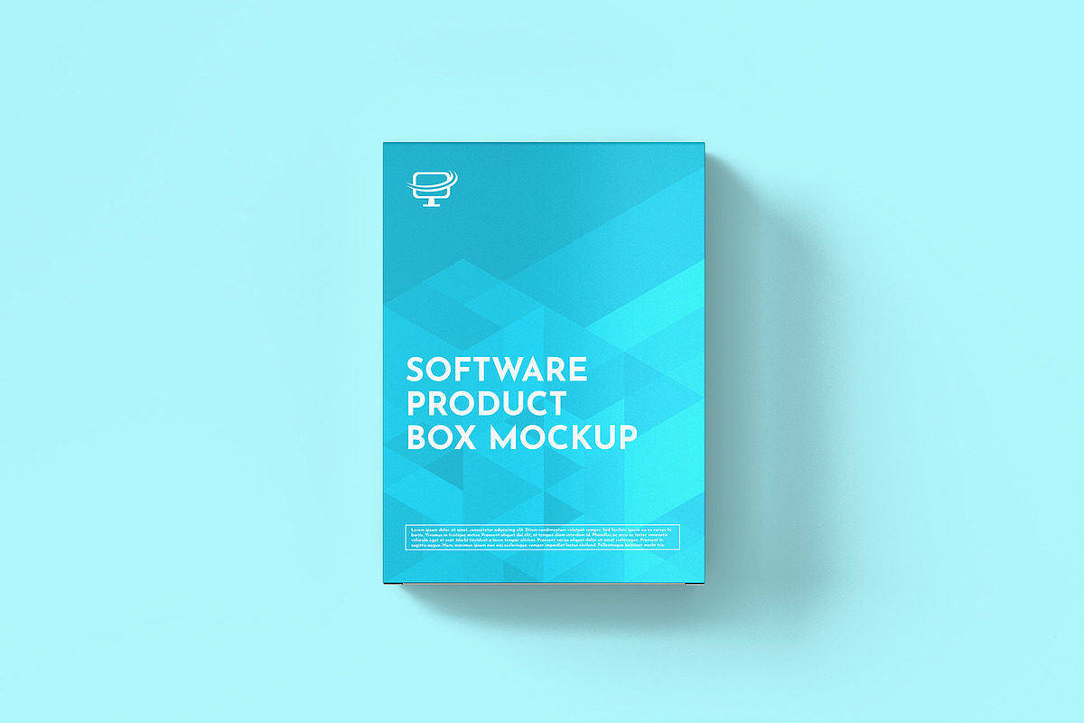 Software Product Box Mockup, a Cups & Container Mockup by Illusiongraphic