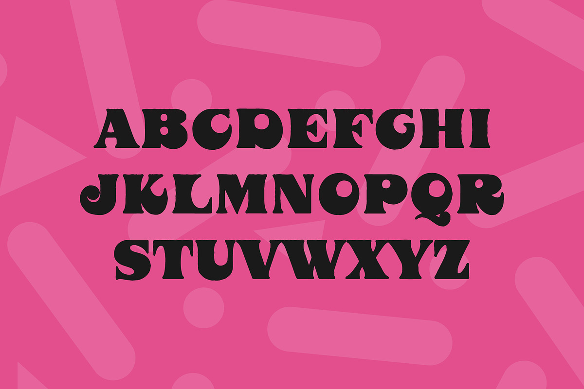 Boogie Regular, a Serif Font by Doug Penick | Creative Market