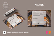 ANCHoR Recognition Certificate, a Stationery Template by Keboto