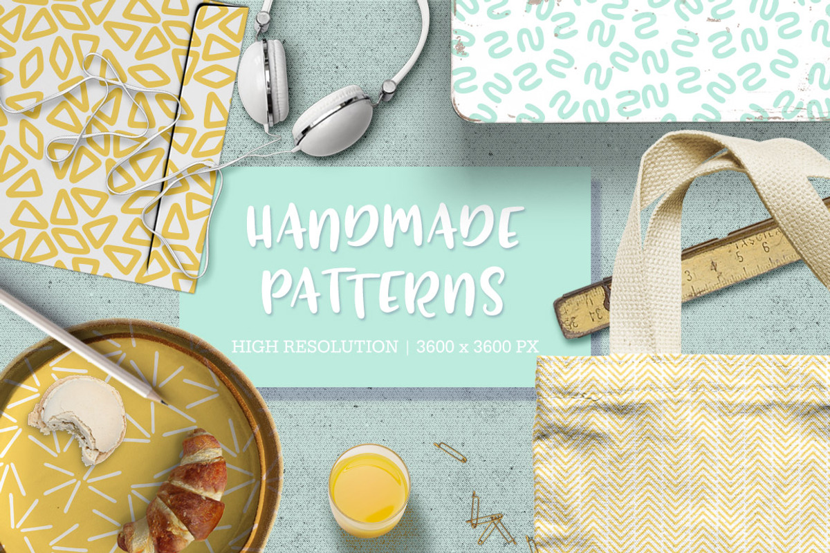 Handmade Patterns, a Pattern Graphic by LuOtero
