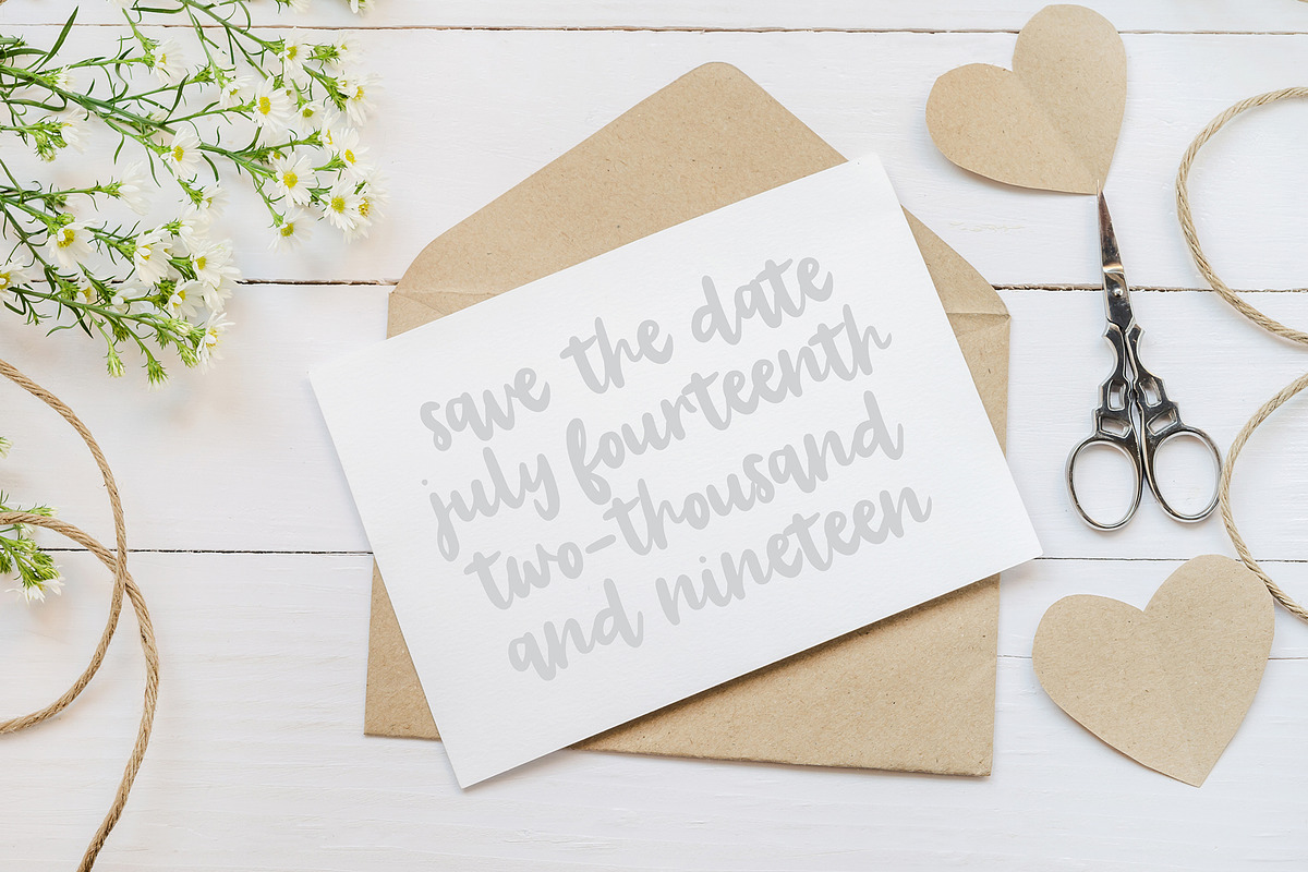 Brush Lettered Font Bundle by DTC, a Script Font by Blush Font Co.