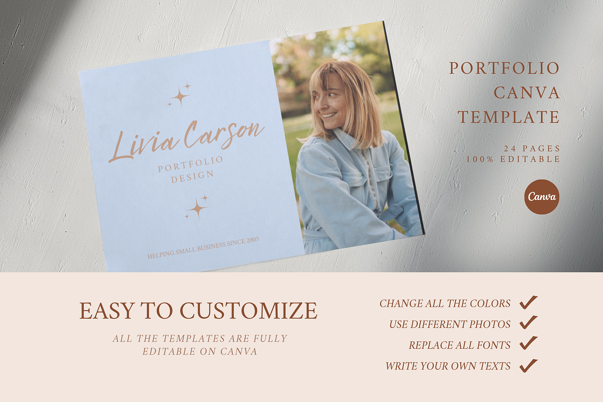 PORTFOLIO CANVA TEMPLATE