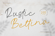 Rustic Bettina Monoline Script Font