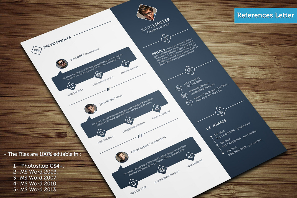 Power CV, a Resume Template by CodePower
