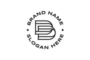 DD Lettermark Logo, a Branding & Logo Template by Buqancreative