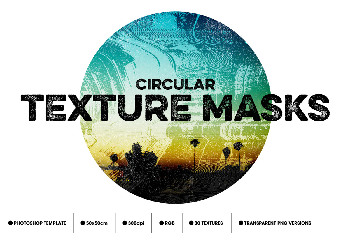 Circular Texture Masks, a Texture Graphic by Offset