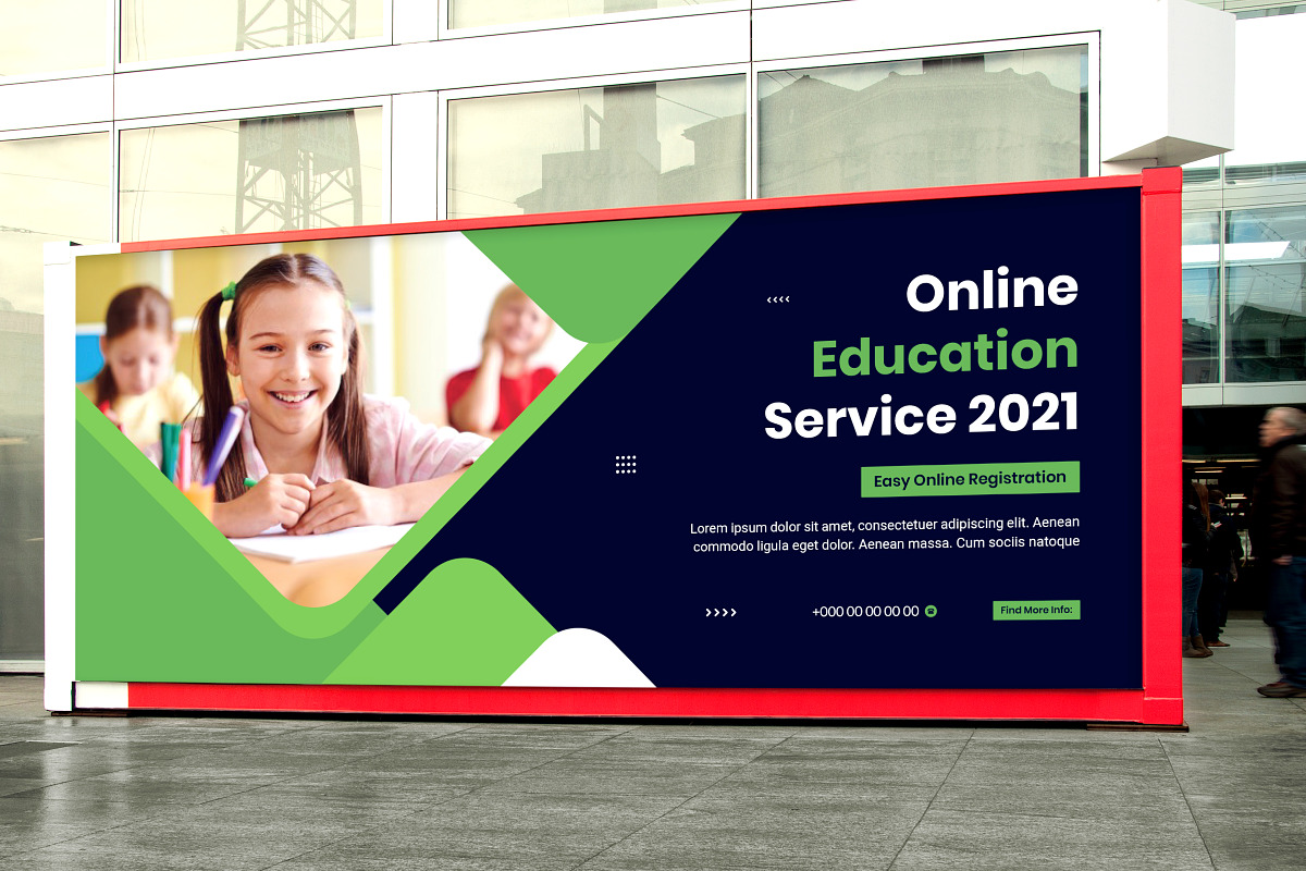 Kids School Billboard Templates, a Flyer Template by MRI STUDIO