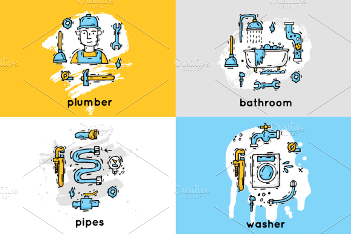 Plumber, an Object Illustration by Podis